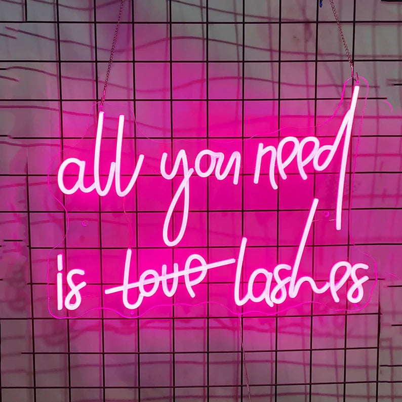 Beauty & Cosmetic Studios Neon Sign – Lets Custom Studio - Custom Neon ...
