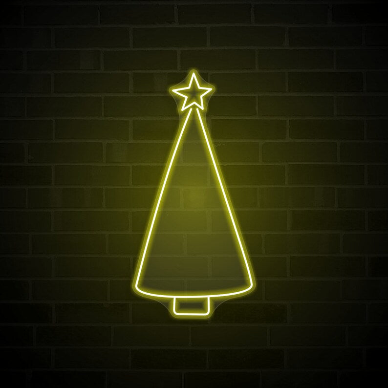 Christmas Tree Neon Sign – Lets Custom Studio - Custom Neon Signs