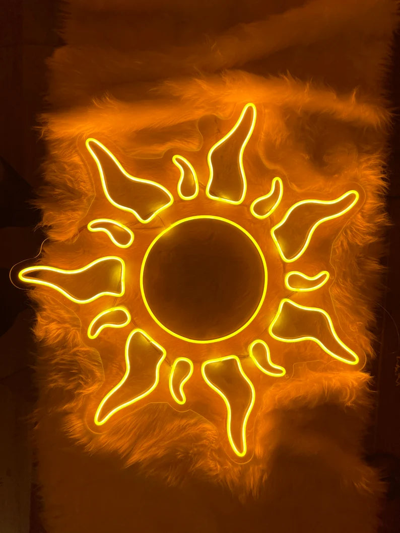 Bright Sun Led Neon Sign – Lets Custom Studio - Custom Neon Signs