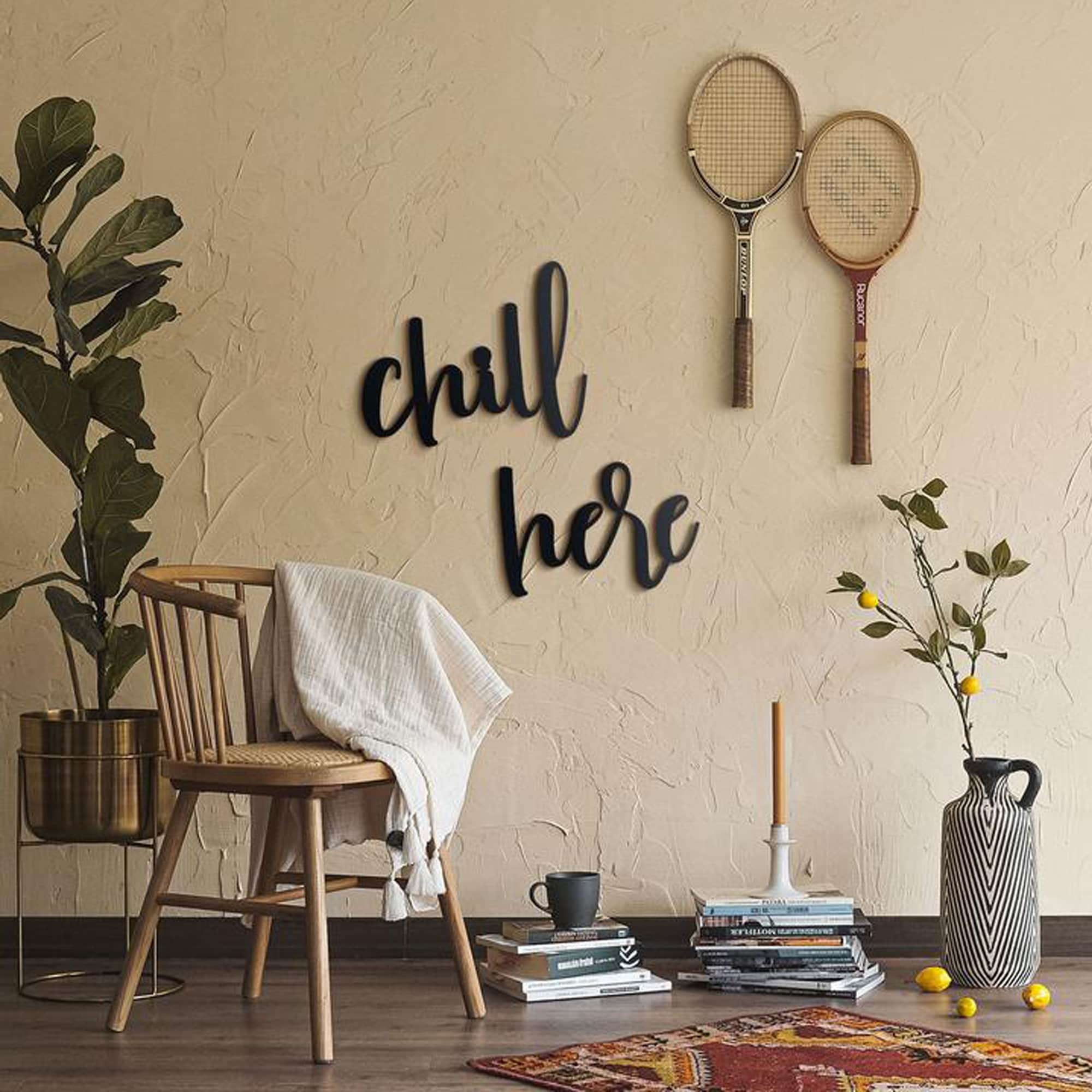 Chill Here Wall Sign – Lets Custom Studio - Custom Neon Signs