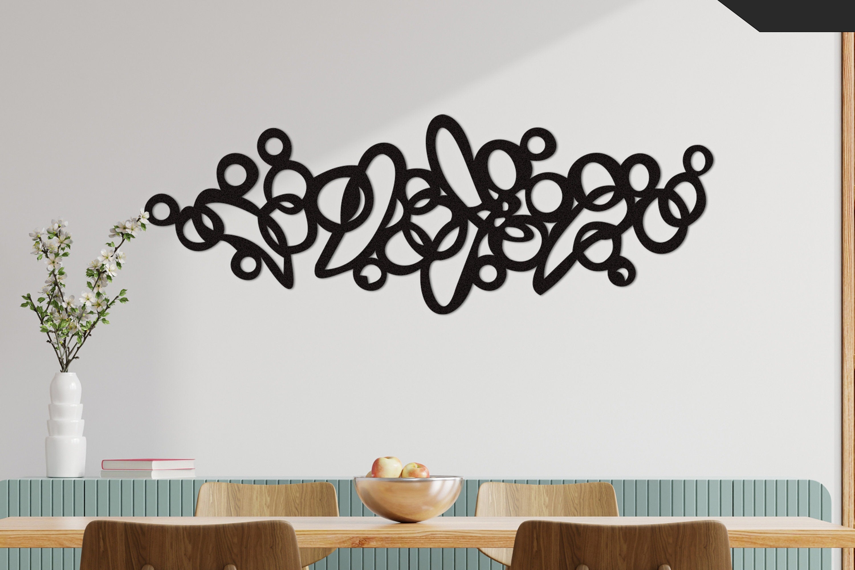 Texture Paint Circle Style Bubble Wall Art – Lets Custom Studio ...